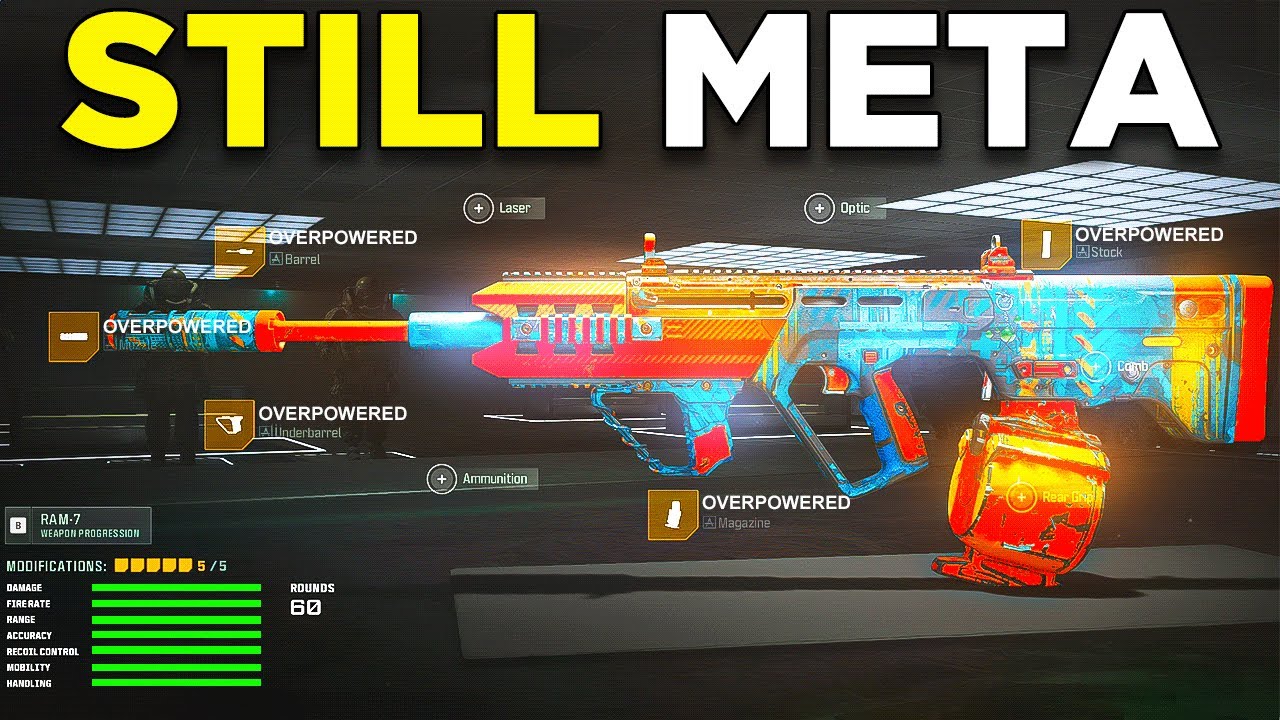*NEW* #1 RAM 7 Loadout is META on REBIRTH ISLAND 😍 (Best RAM 7 Class ...