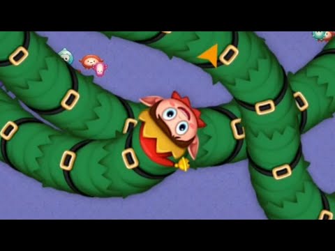 WORMSZONE.IO TOP 01 | GIANT ELF MONSTER SNAKE GAMEPLAY #18 - YouTube
