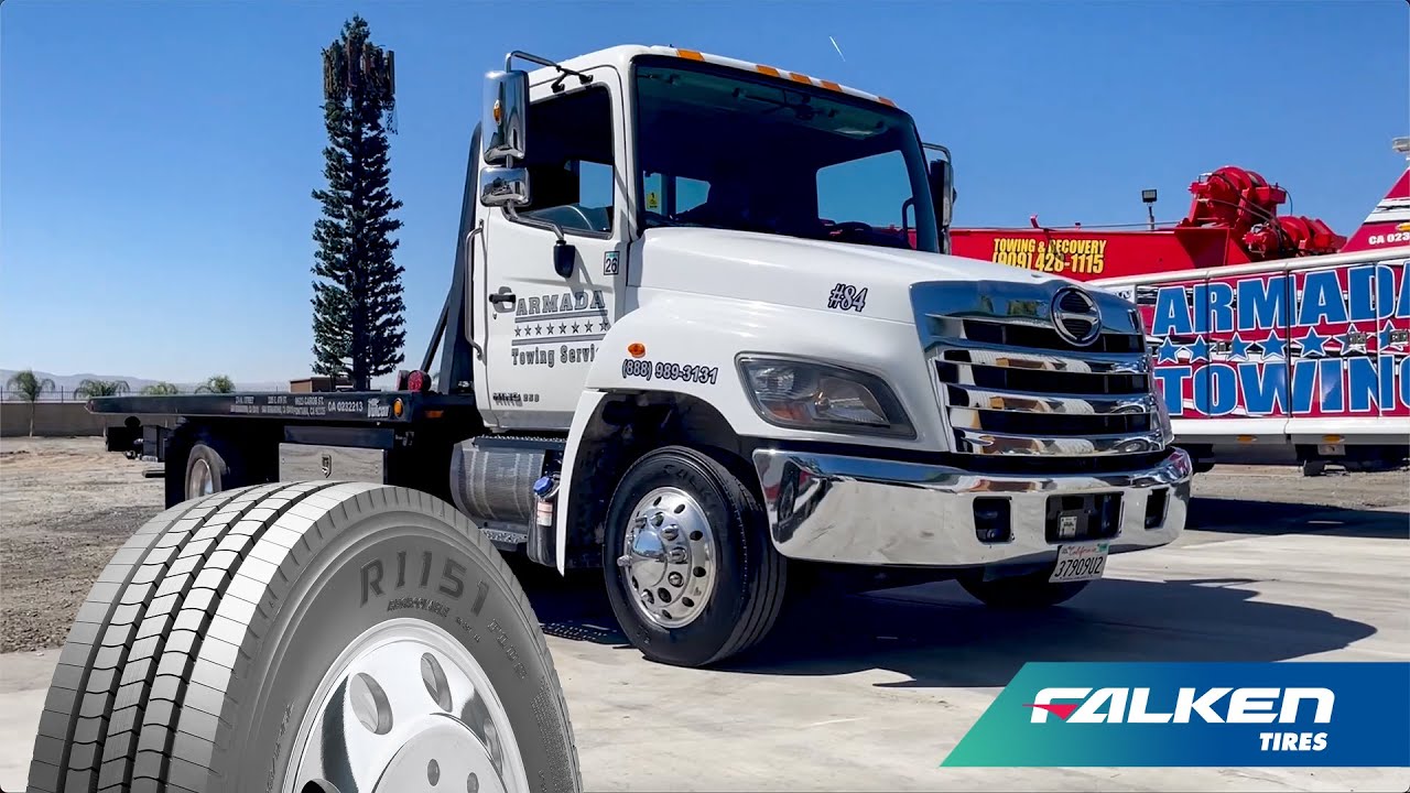 Armada Towing Falken RI151 Plus Tire Testimonial - YouTube