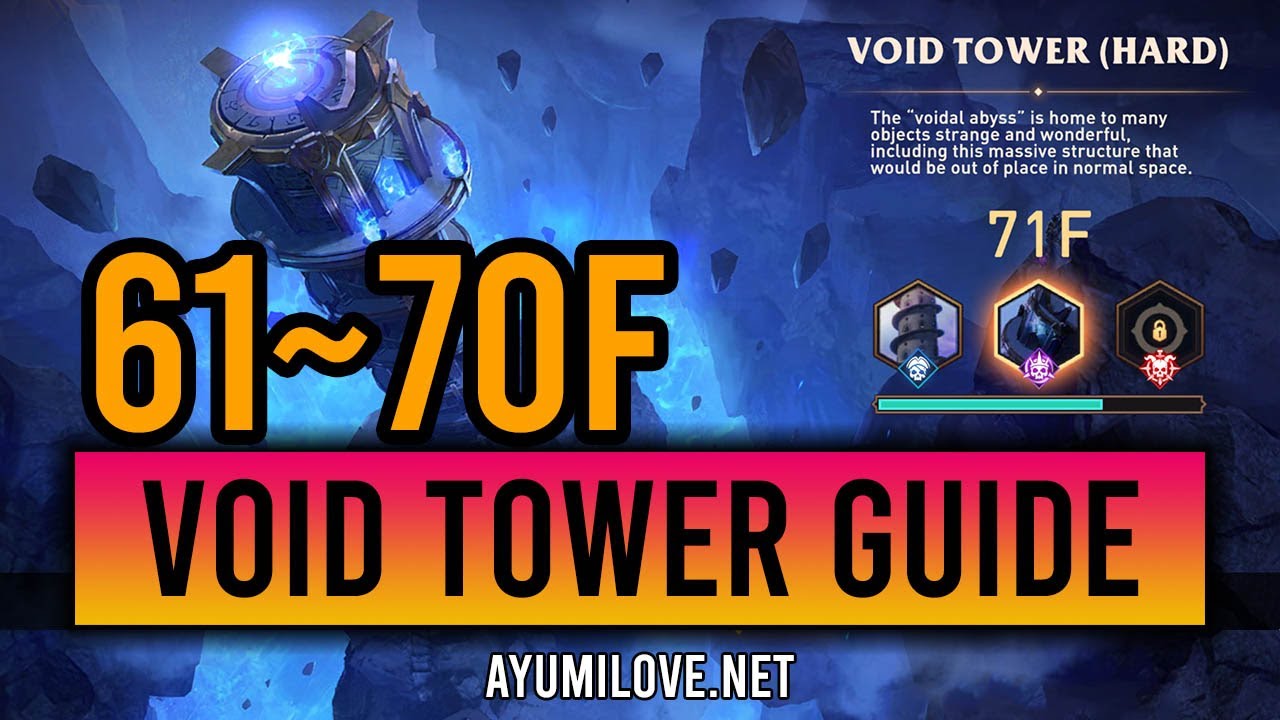 Let's Play Void Tower Hard 61 to 70 Guide | Awaken Chaos Era - YouTube