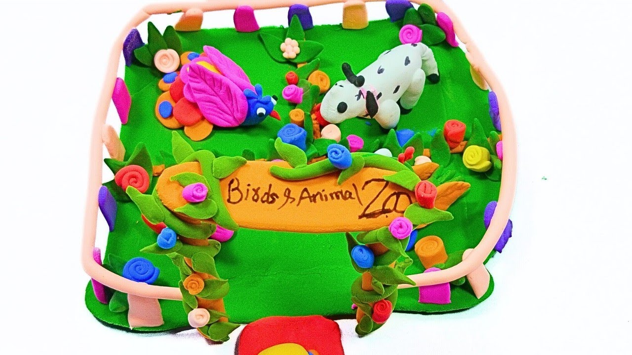 DIY How to Make Polymer Clay, Miniature, Animals Zoo DIY Easy Polymer ...