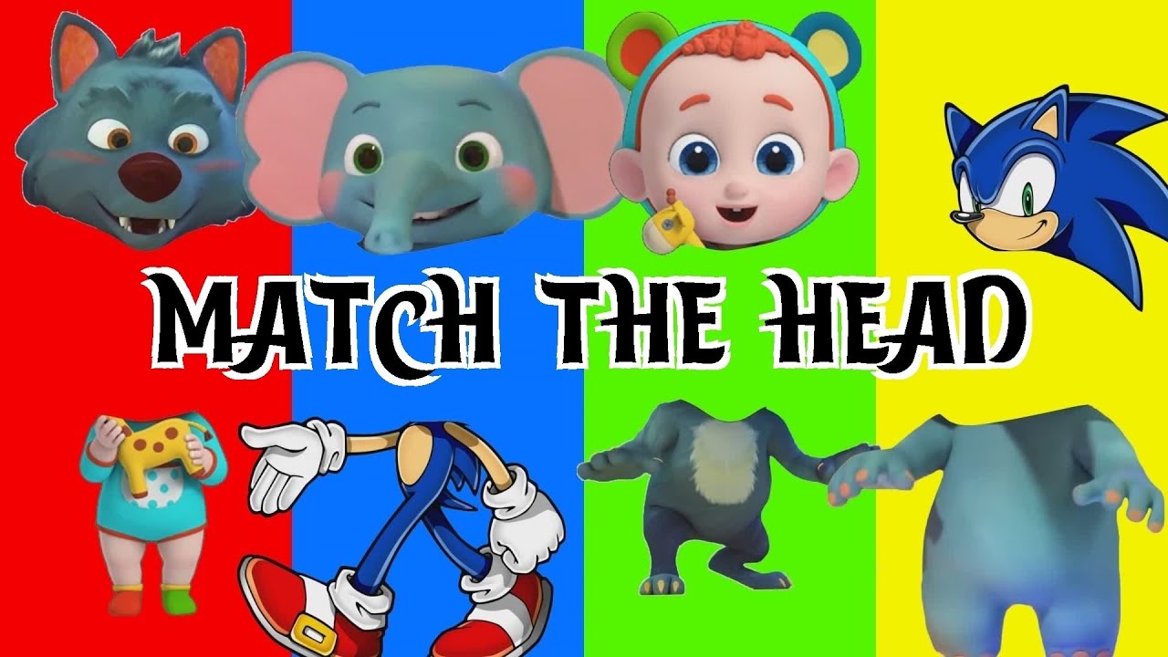 Wally (CoCoMelon) & Ello (CoCoMelon) & Bobby (Babybus) & Sonic - Match ...