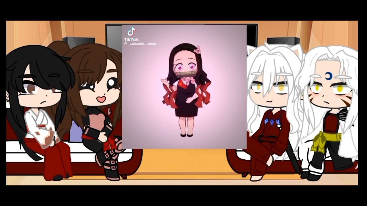 Sala de InuYasha react to Kagome e Rin as Mitsuri e Nezuko ♡Hero_Gameh ...