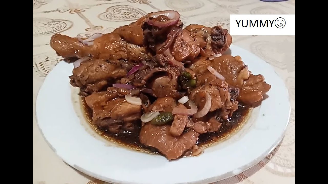 SIMPLENG CHICKEN ADOBO NI MADAM JEAN ang sarap ll MIA & JEAN - YouTube