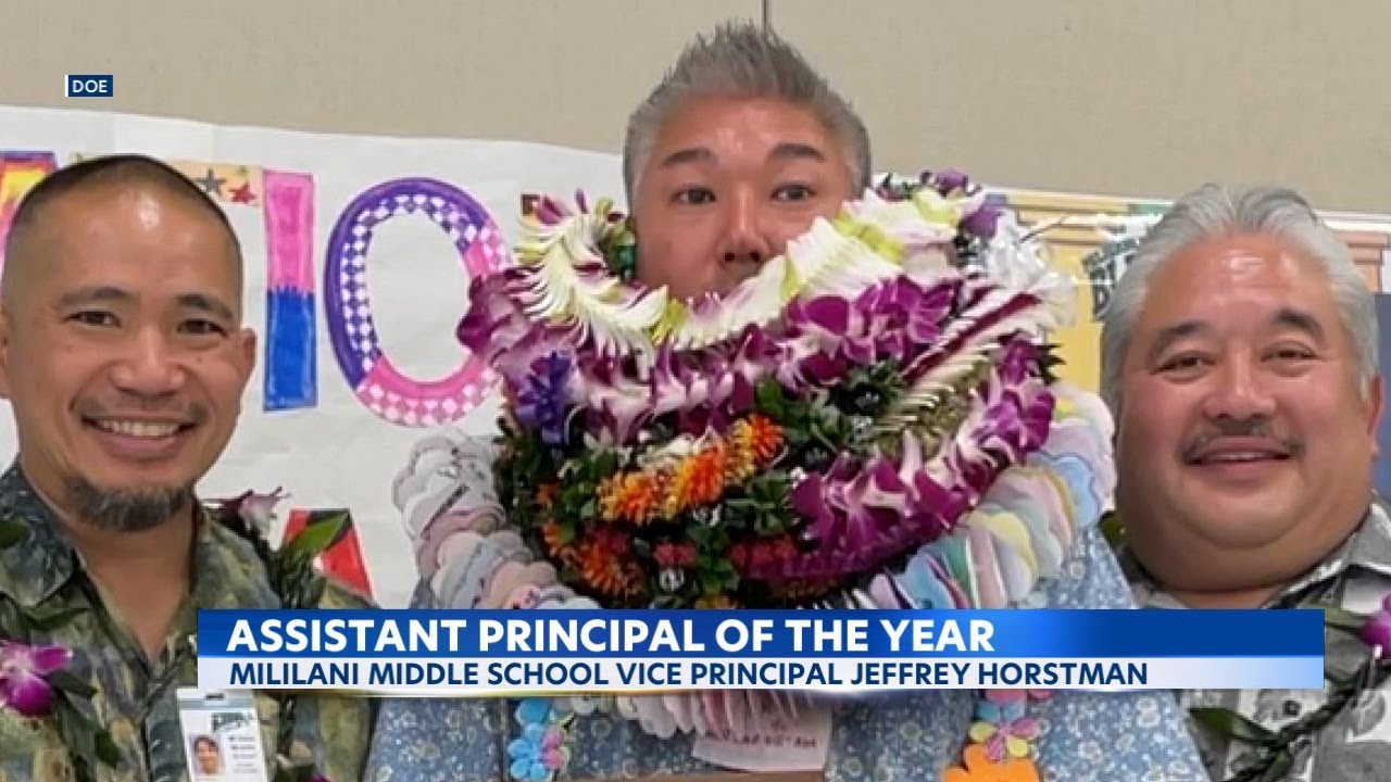 Jeffrey Horstman of Mililani named 2024 Hawaii Assistant Principal of ...