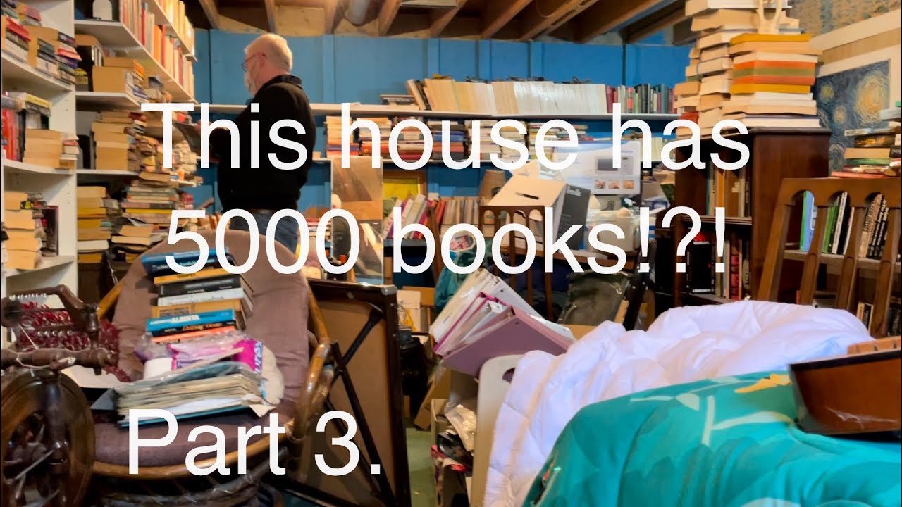 Part 3. Selling 5000 books in one day! the clear out begins - YouTube