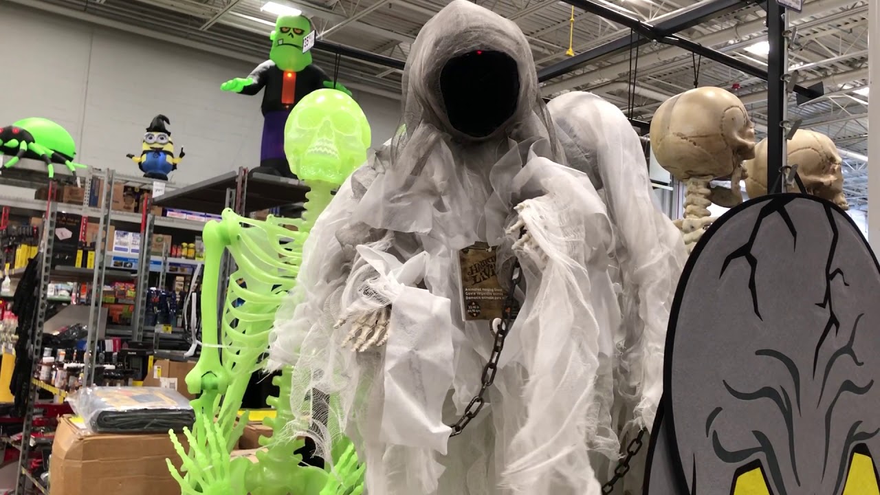 Hanging Faceless Ghoul | Gemmy 2019 - YouTube