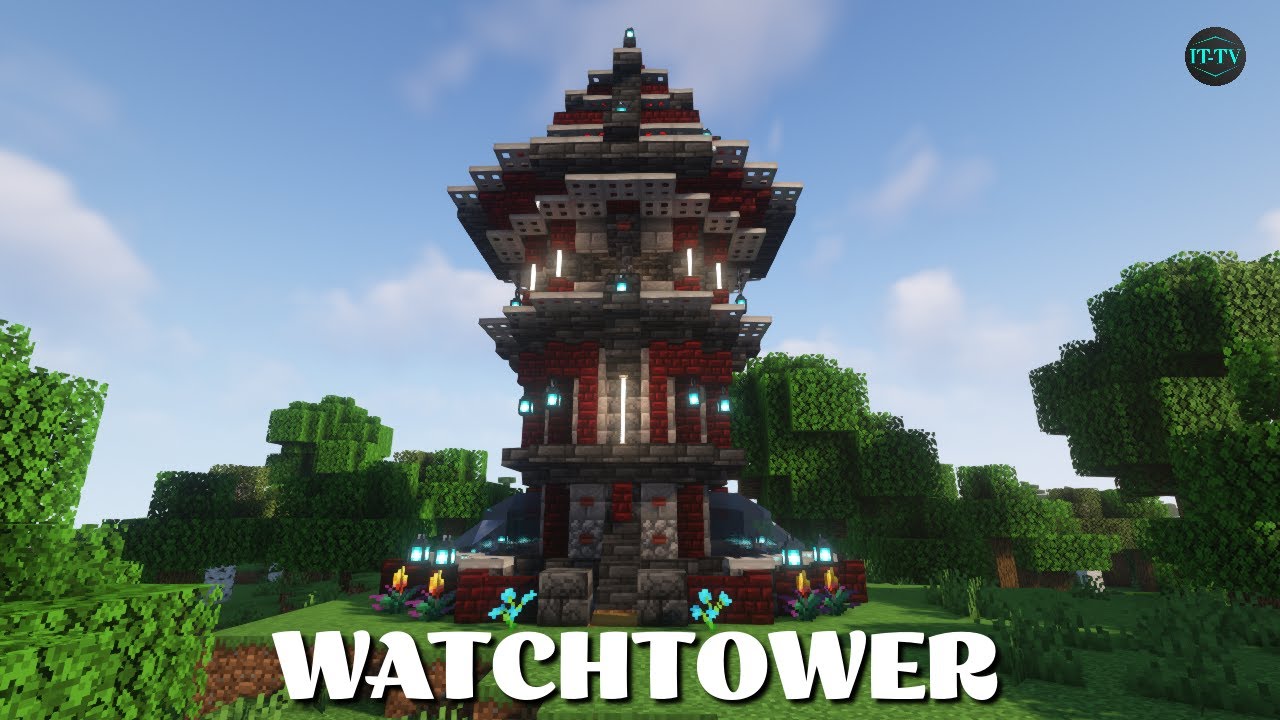 Epic Fantasy Watchtower Design | Stunning Minecraft Build Inspiration ...