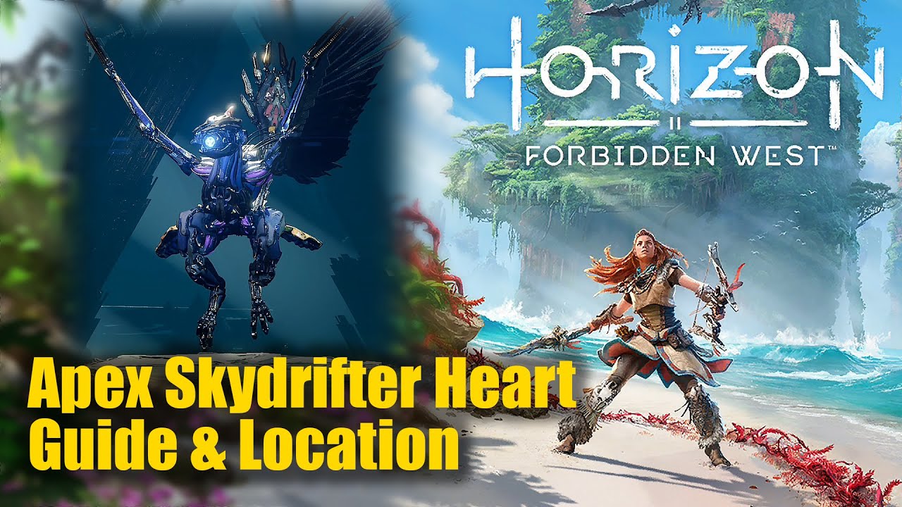 Horizon Forbidden West - Apex Skydrifter Heart Resources (Rare) - YouTube