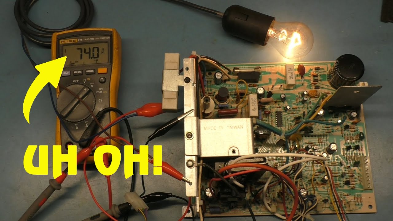 25" K7000 Arcade Monitor Repair - B+ Is Only 74 volts? - YouTube