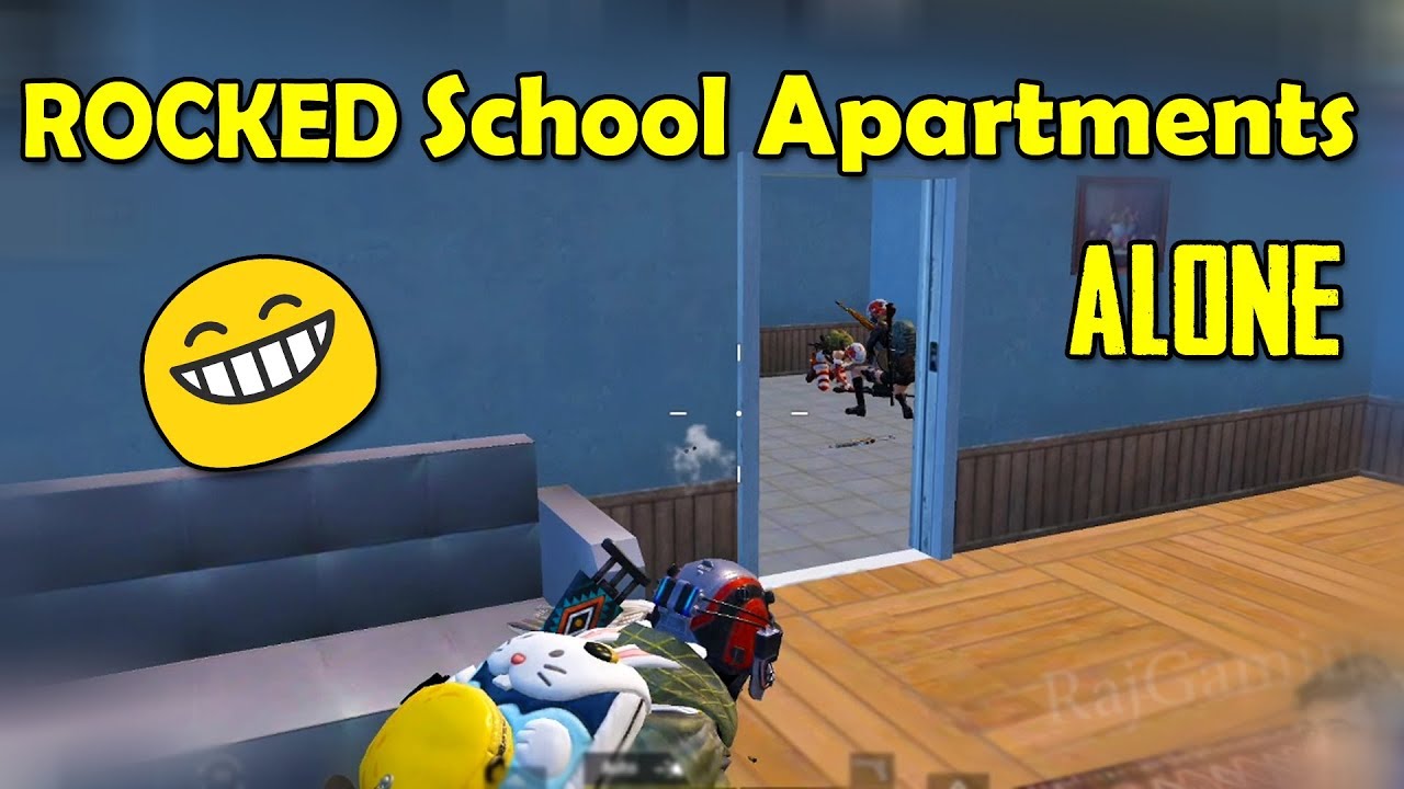 ROCKED School Apartments Alone - PUBG Mobile - YouTube