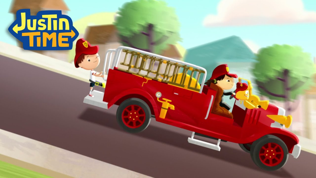Fire Trucks, Bulldozers & Cranes! 🚒 FULL EPISODES 🚑 Justin Time 1 Full ...