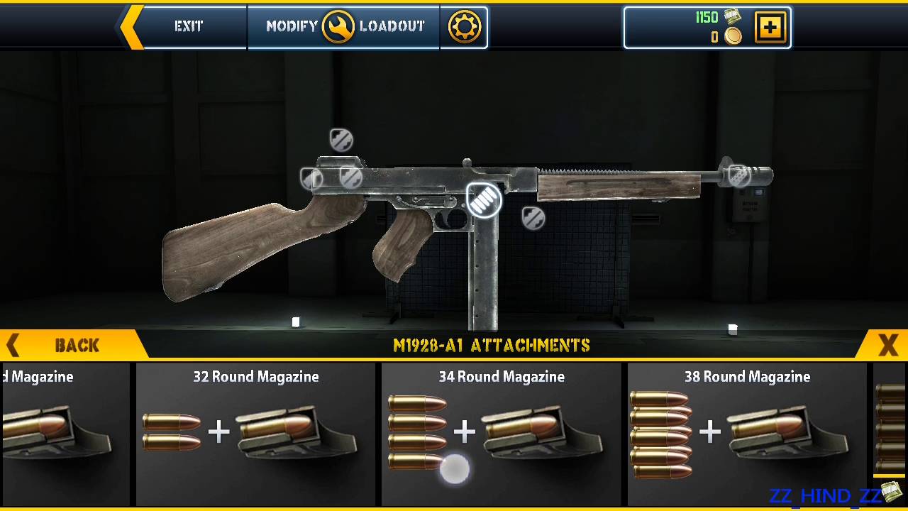 My gun club 3 gameplay with the m1928 a1 - YouTube