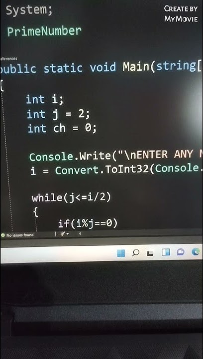 prime number (logic 1) in C#🎯 - YouTube