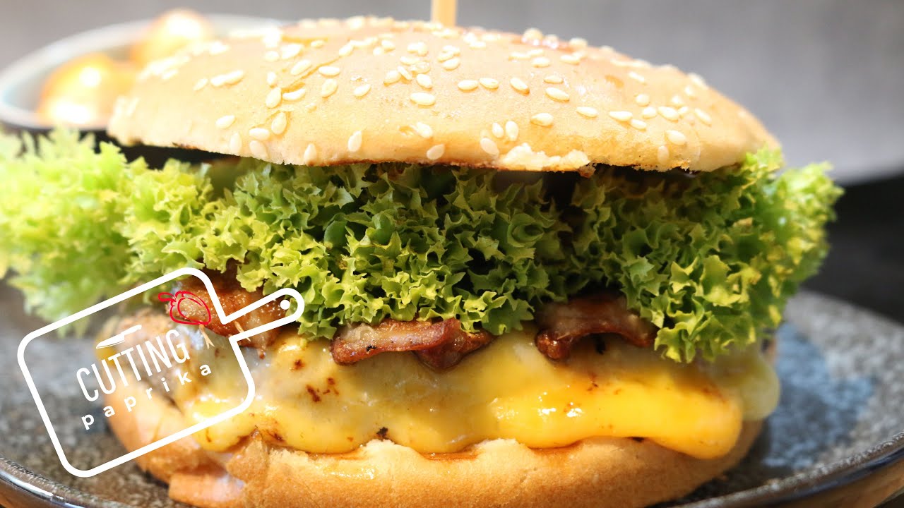 Best DUCK BURGER Recipe - Tasty food Recipes | cutting paprika - YouTube