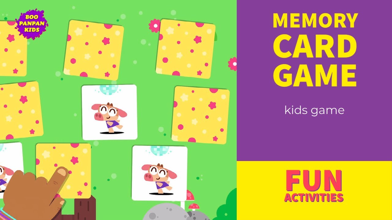 Memory card fun activities Lingokids game|Boopanpankids - YouTube