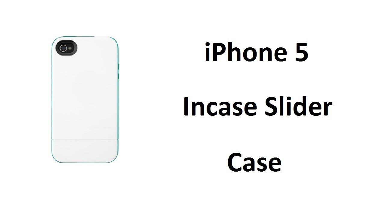 iPhone 5 Incase Slider Case White - YouTube