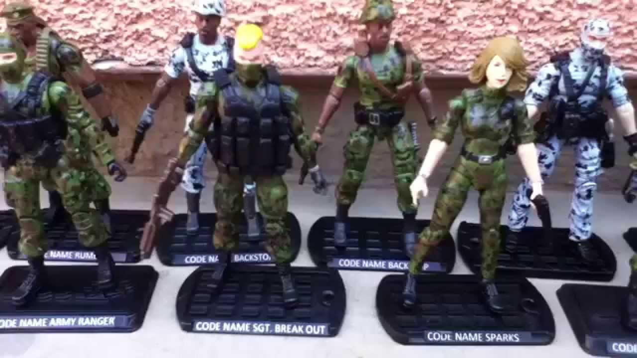 Gi joe 25th custom recon team - YouTube