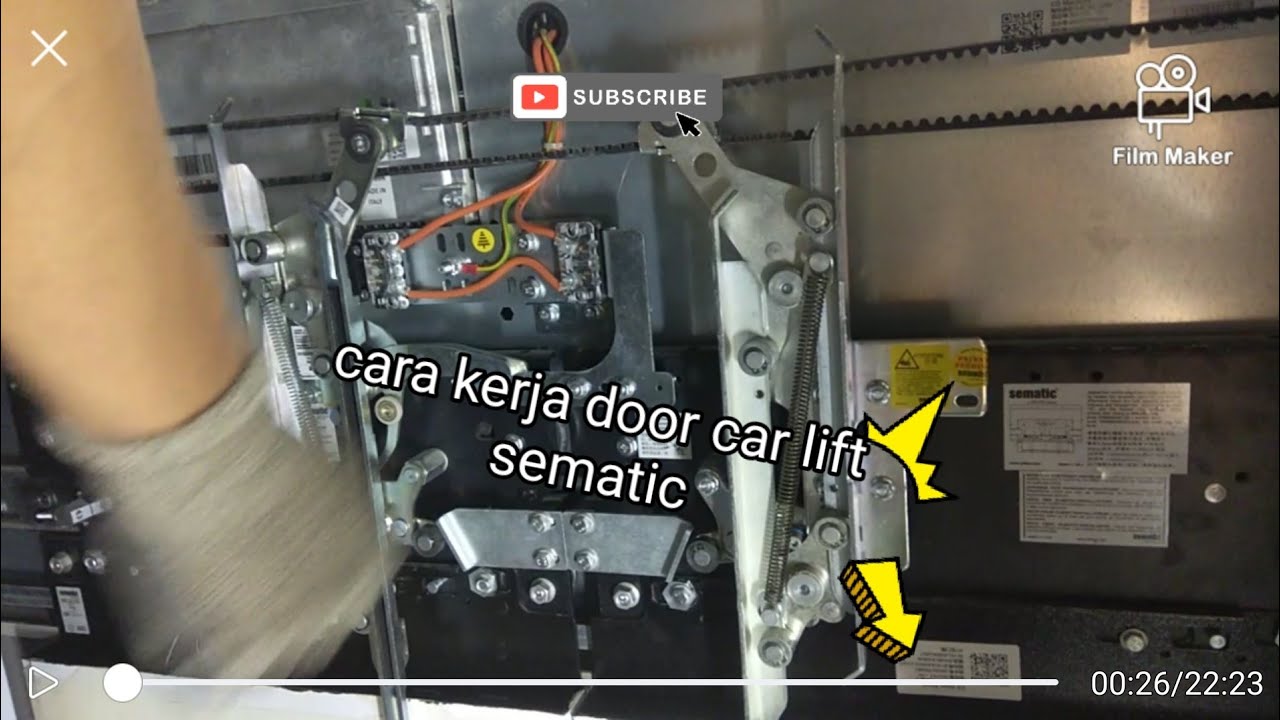 CARA kerja door car sematic - YouTube