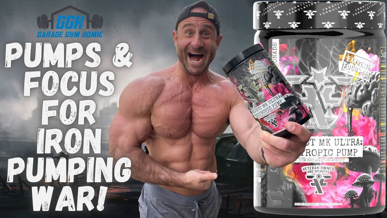 SICK NOOTROPIC PUMP HITTER! 😱 Frontline Formulations Project MK Ultra ...