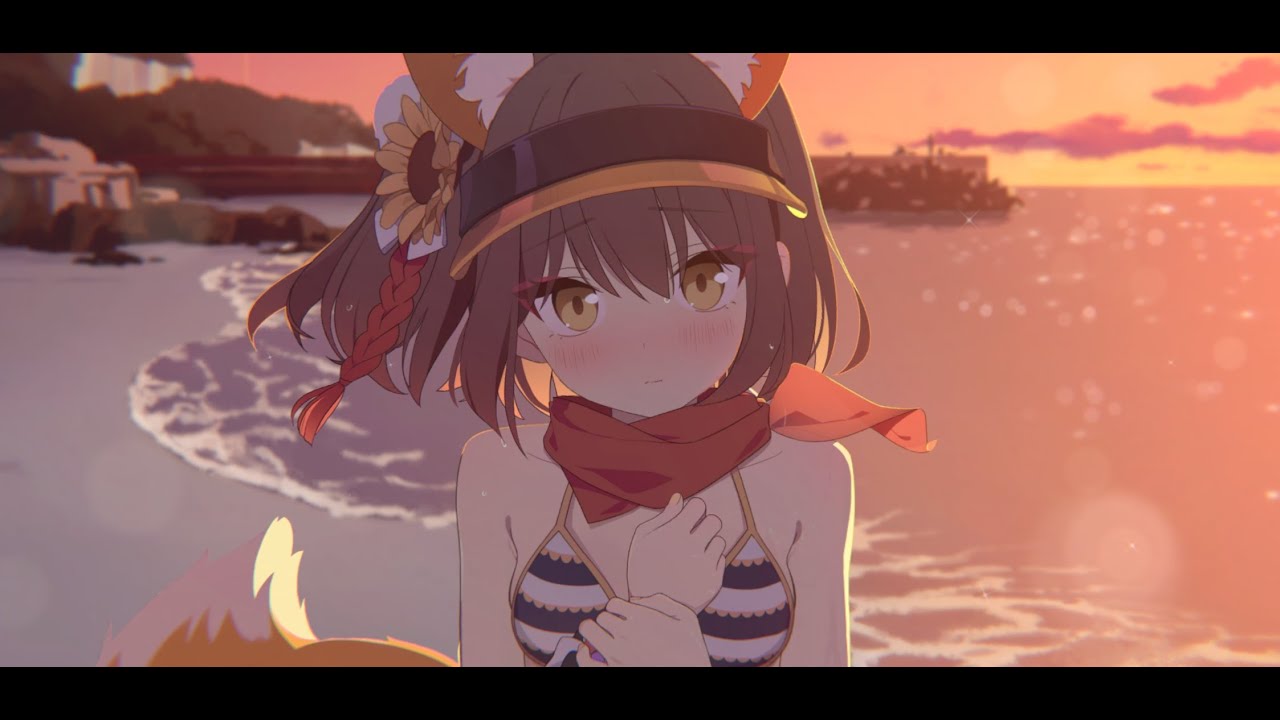 Blue Archive Dialogue And L2d Scene Izuna Swimsuit Youtube