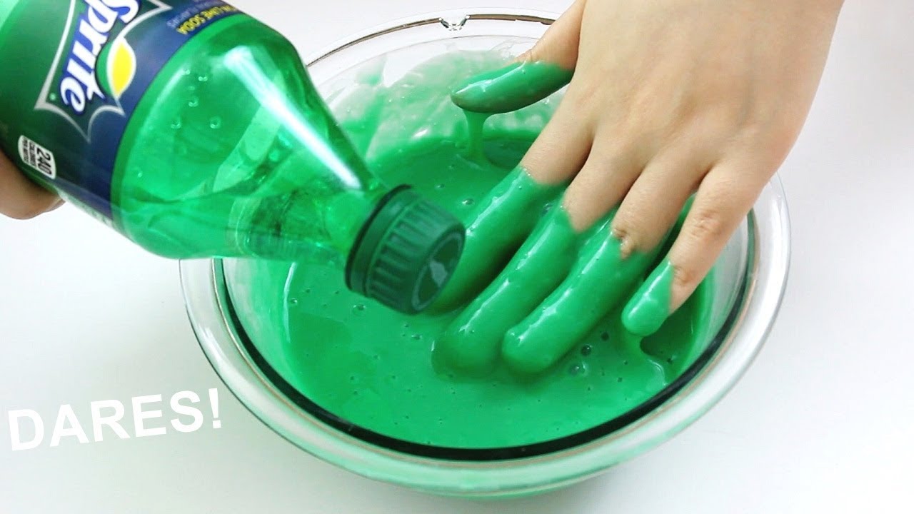 CRAZY SLIME DARES! I Left my Slime Outside for a Week! - YouTube