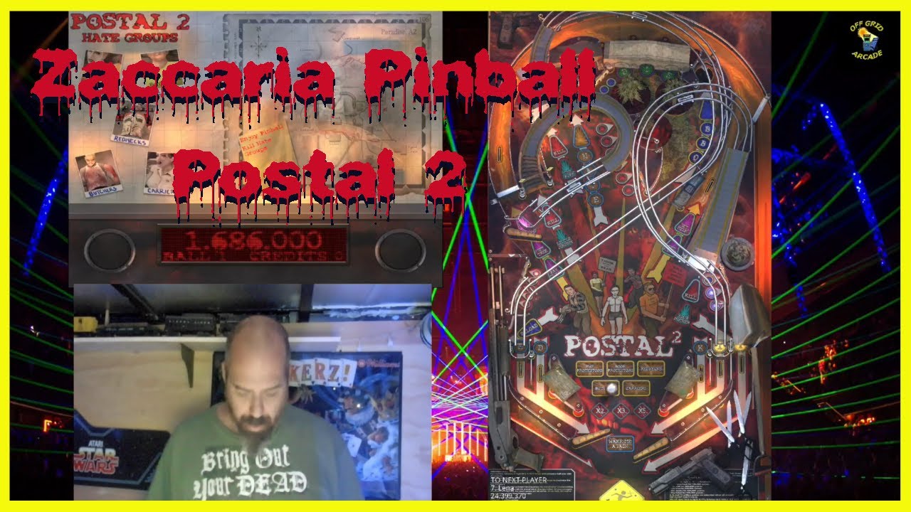 Zaccaria Pinball NEW TABLES Postal 2 - YouTube