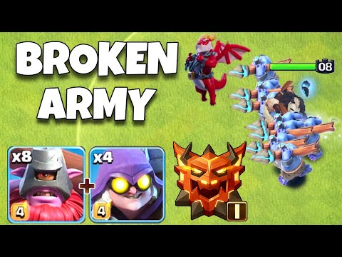 The MOST BROKEN Thrower Spam Army at TH18! EASY 3 Stars! New Best th18 attack strategy in coc