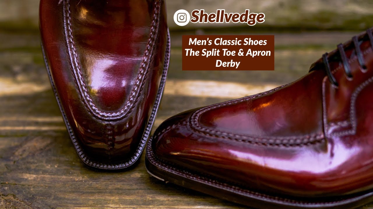 Men's Classic Footwear: Split Toe/Apron Derby Shoe - What Are They ...