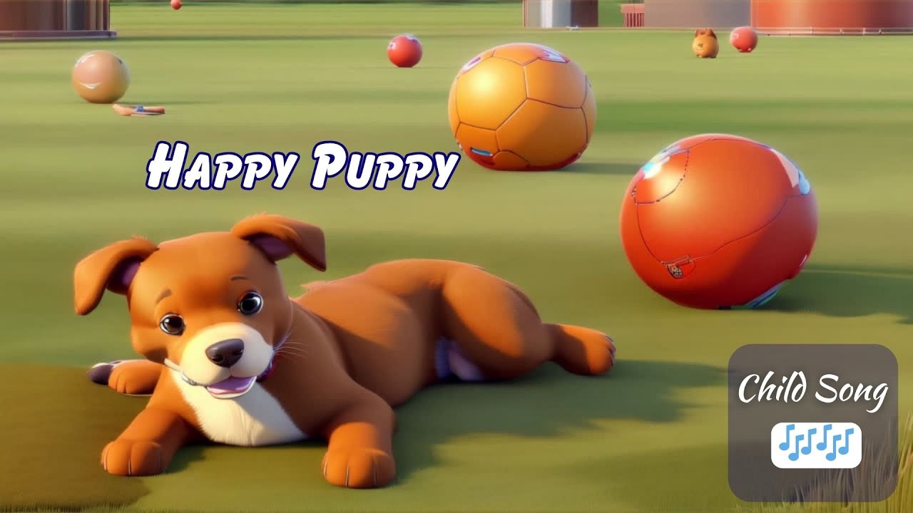 A Happy Puppy | Wiggle and Wag | Rhyme | Rhymes for Kids | Rhymes for ...