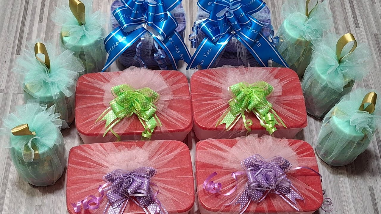 JOM BALUT (WRAPPING) HAMPER TUPPERWARE - YouTube