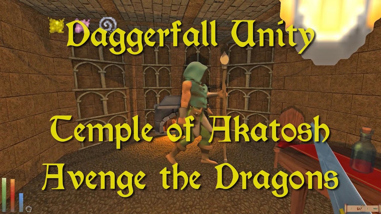 Daggerfall Unity — 132 — Temple of Akatosh — Avenge the Dragons - YouTube