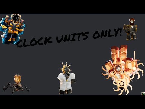 CLOCK UNITS ONLY CHALLENGE - YouTube