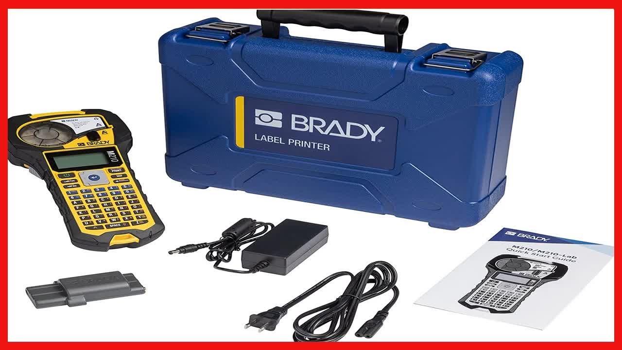 Great product - Brady M210 Portable Label Printer Kit (M210-KIT) - YouTube