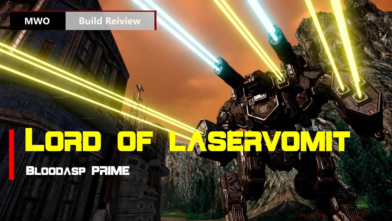 Blood Asp Prime Build | Mechwarrior Online - YouTube