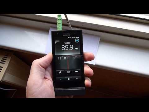 FM scan Sony Xperia U + GP antenna