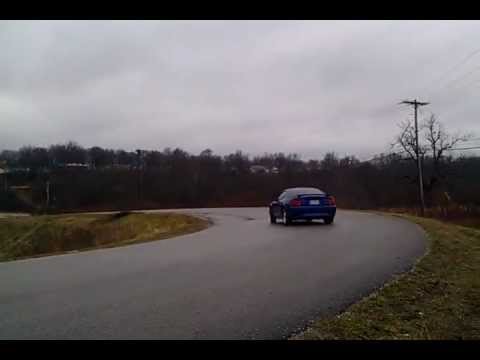 03 Mustang Drifting Corners and Comes back Around!!! - YouTube