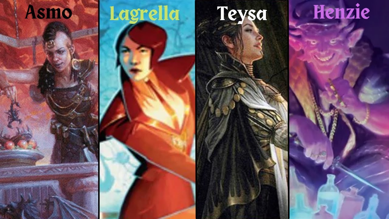 Asmo vs Lagrella vs Teysa vs Henzie | EDH/Commander Gameplay #9 - YouTube
