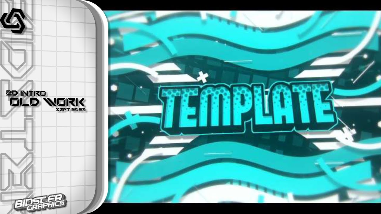 [AM+AE] 2D Cyan Intro Template/Showcase | BidsterGraphics | Filler ...