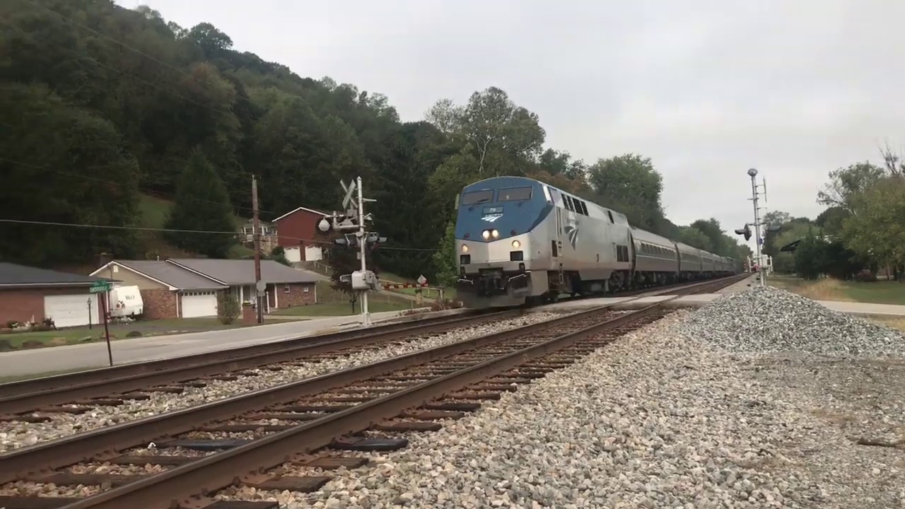 Amtrak 50 - Charleston West Virginia October 13, 2019 - YouTube