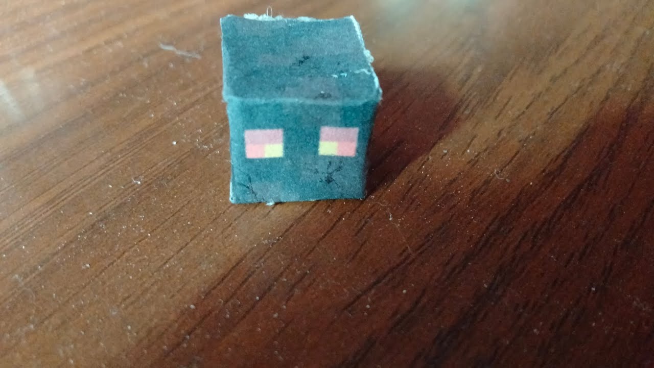 Minecraft Magma Slime Paper Craft - YouTube