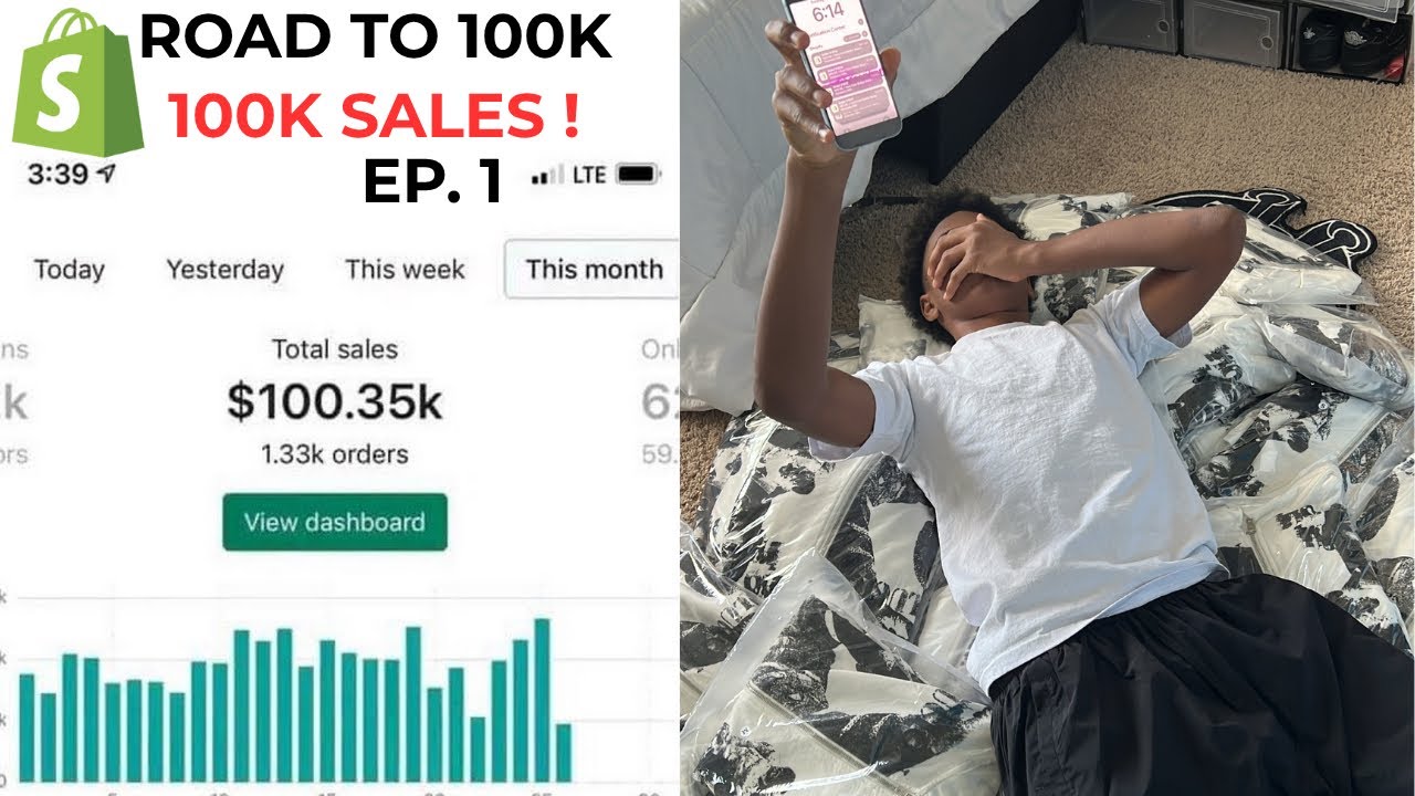 Episode 1 “The Start” Journey To 100k With My Clothing Brand ...