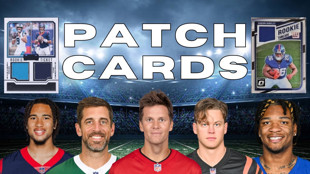 NFL Patch Cards || Card Collection (CJ Stroud, Aaron Rodgers, Josh ...