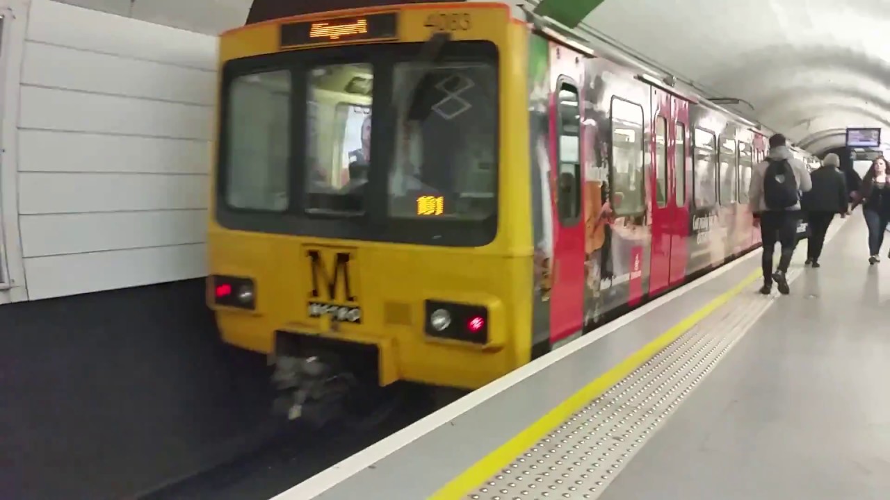 Rare Tyne and Wear metro class 994083 Rail Ride Gateshead To Haymarket ...