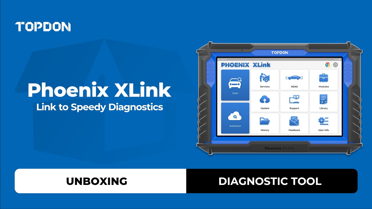 TOPDON Phoenix XLink | Unboxing | Link to Speedy Diagnostics - YouTube