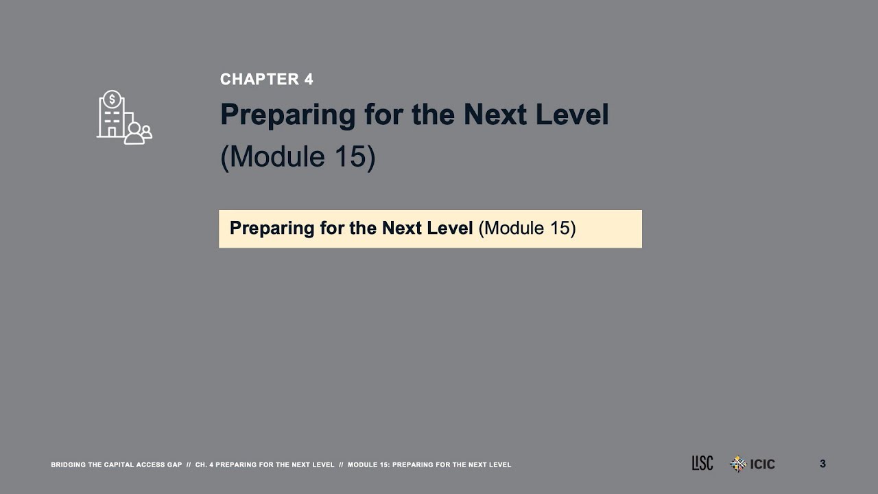 Module 15: Preparing for the Next Level - YouTube