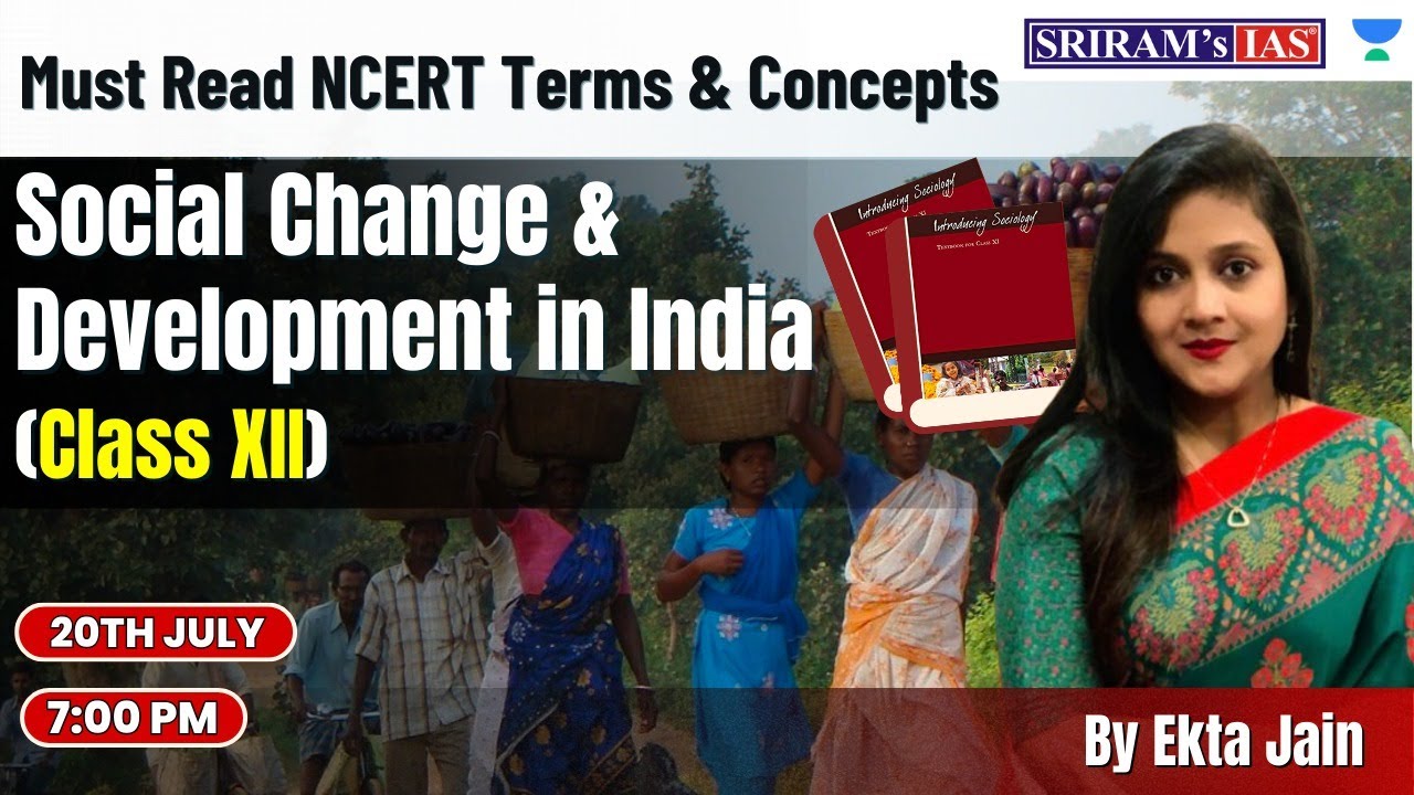 Must Read NCERT Terms & Concepts | Social Change & Development in India ...