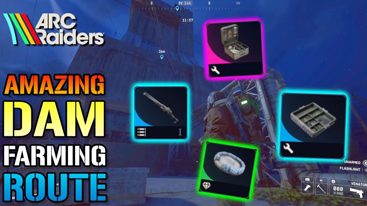 ARC Raiders: AMAZING Dam Battlegrounds Farming Route! TONS OF LOOT ...