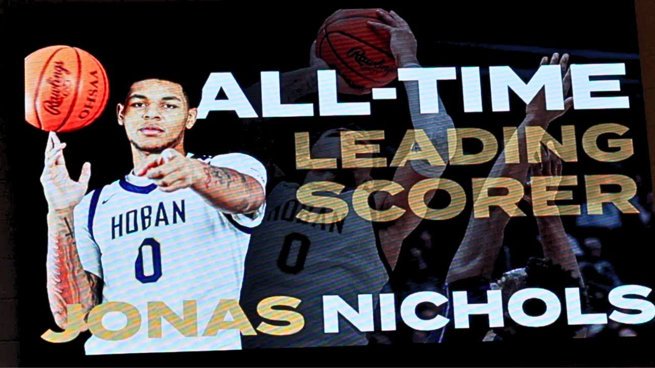 Hoban Knights Jonas Nichols: All-Time Leading Scorer - YouTube