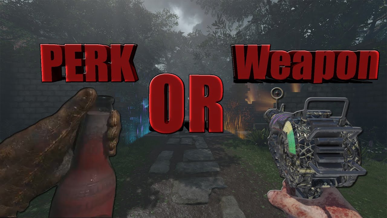 PERK OR WEAPON CHALLENGE!!!!! BO3 CUSTOM ZOMBIE MAP - YouTube